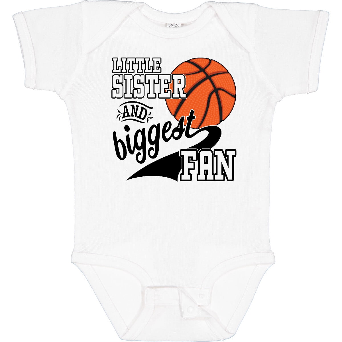 Tiny Nest Little Sister And Biggest Fan- Basketball Player Baby ...