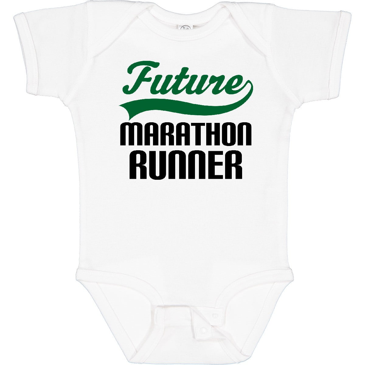 Tiny Nest Marathon Runner Gift Childs Baby Bodysuit Future Sports One ...