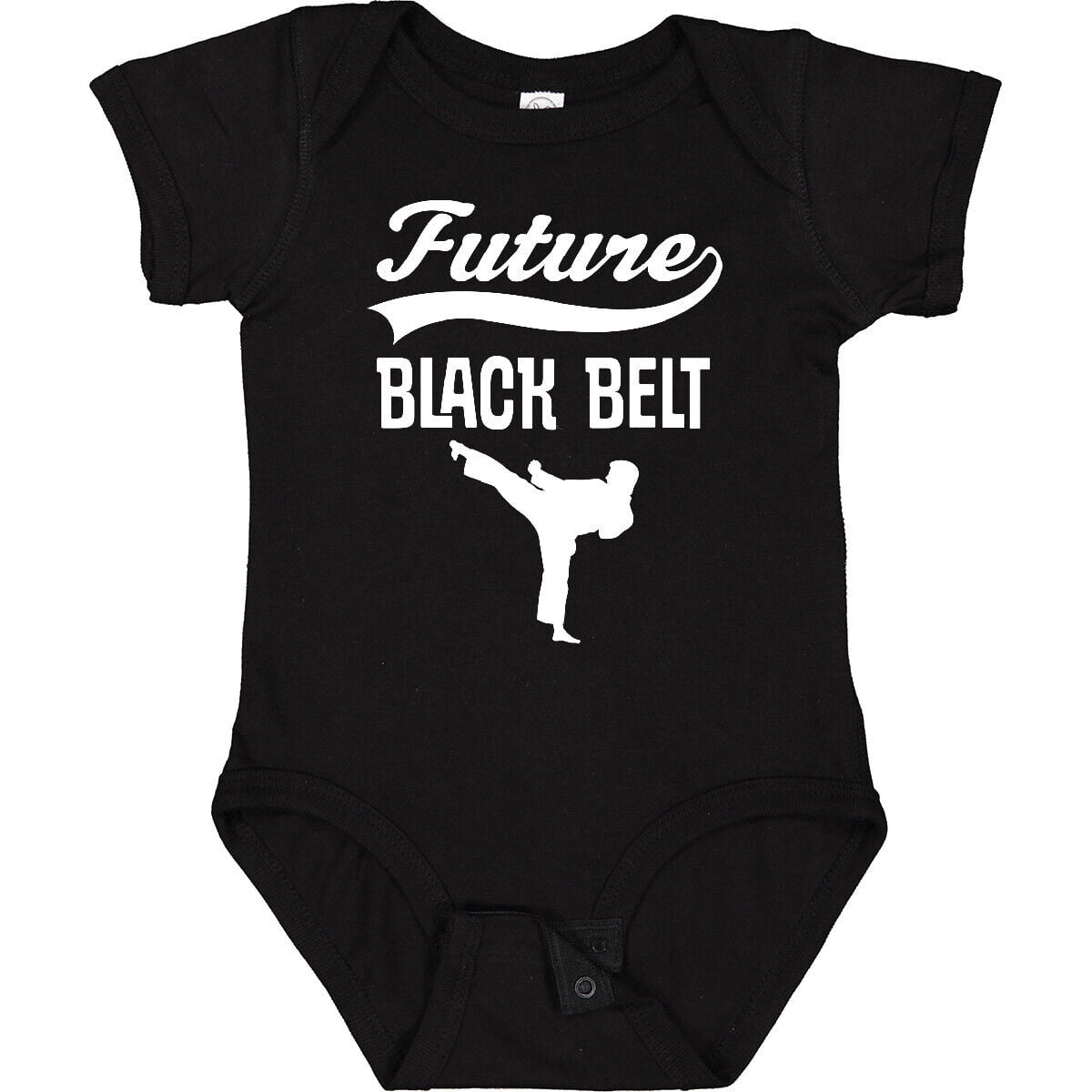 Tiny Nest Martial Arts Future Black Belt Karate Baby Bodysuit Apparel ...