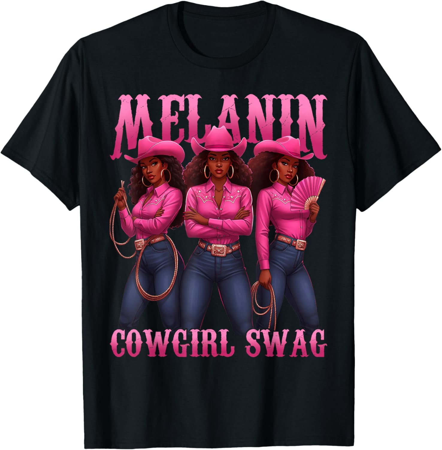 Tiny Nest Melanin Cowgirls African Cowgirl Melanin Swag - Walmart.com