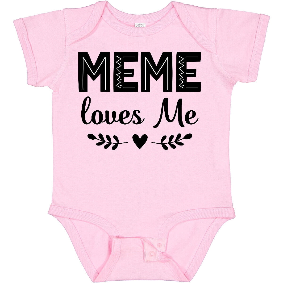 Tiny Nest Meme Loves Me Baby Clothes Baby Bodysuit Girl Childs ...