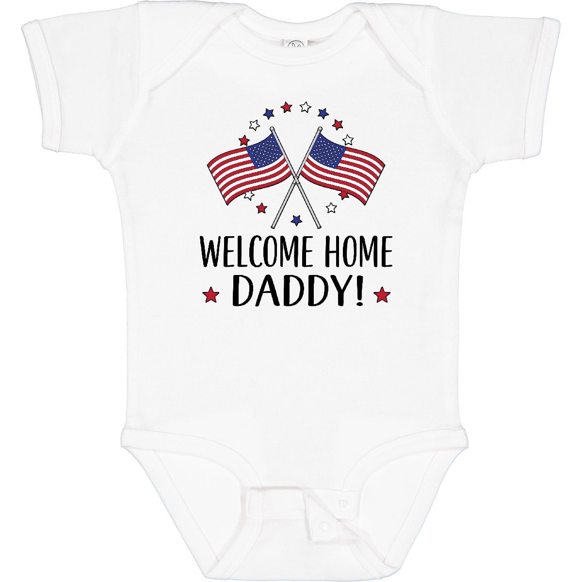 Tiny Nest Military Homecoming Welcome Home Daddy Baby Bodysuit ...