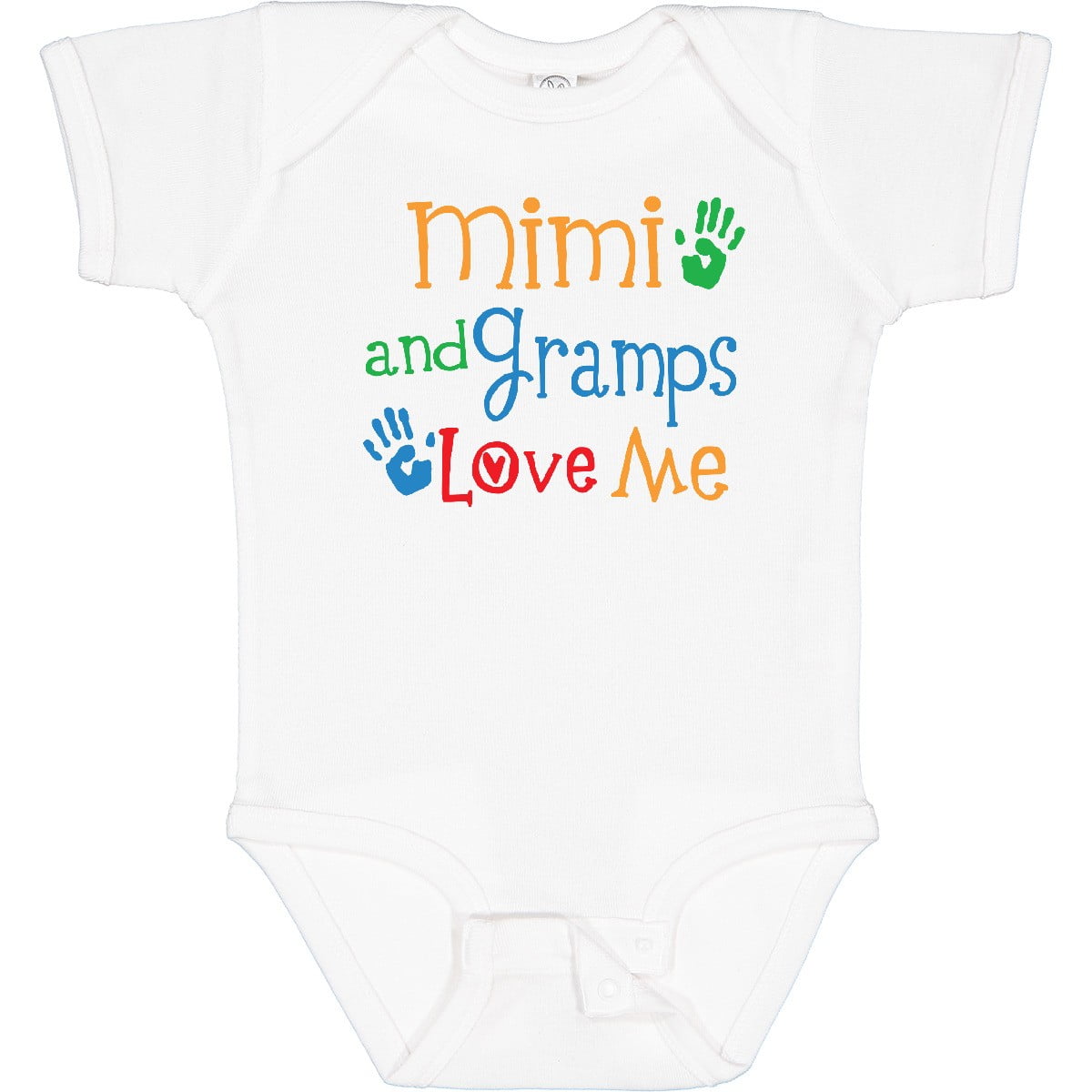 Tiny Nest Mimi And Gramps Love Me Baby Bodysuit From Boy Girl Grandkids Childs, New Born, Baby ...