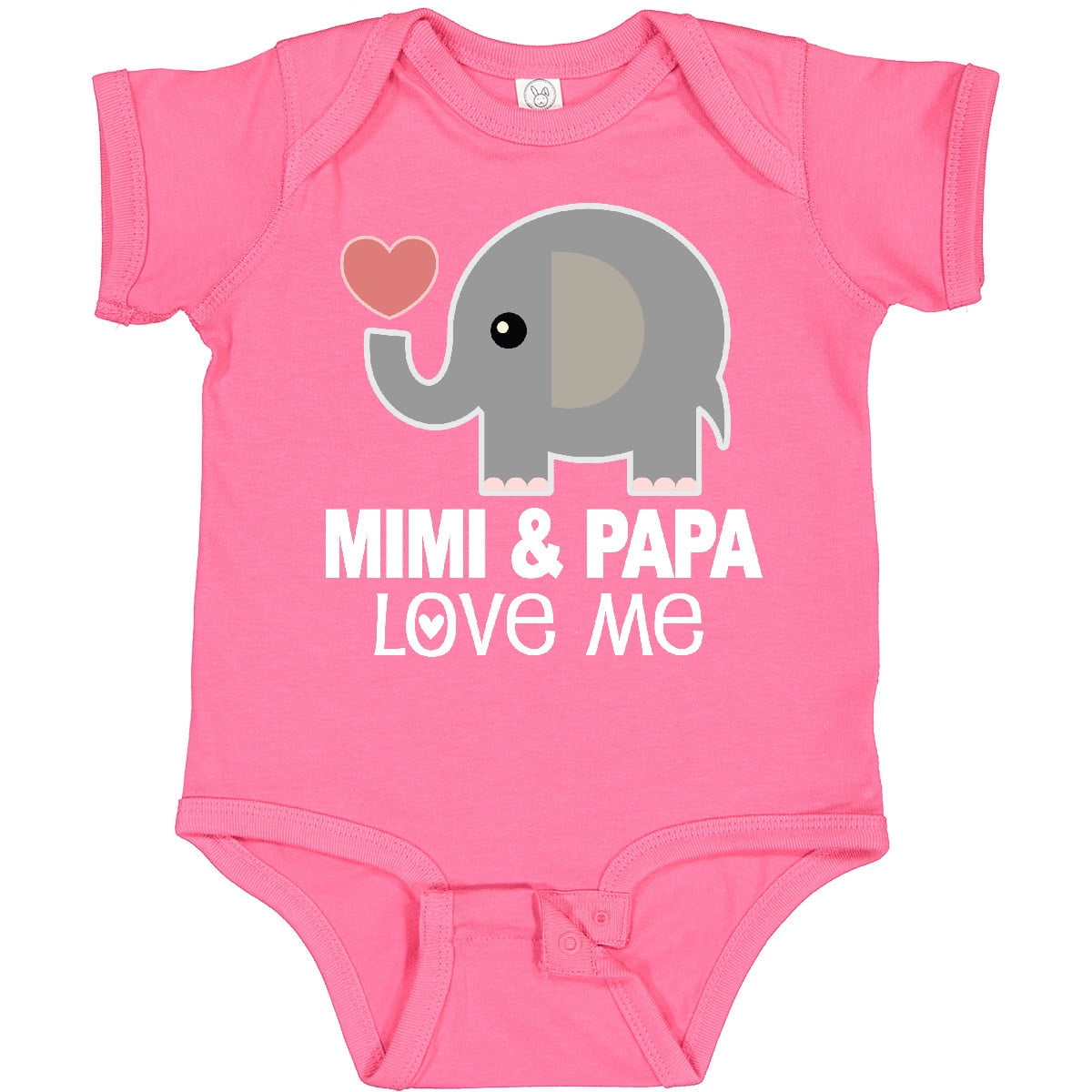 Tiny Nest Mimi And Papa Love Me Grandkids Baby Bodysuit Grandma Boys ...