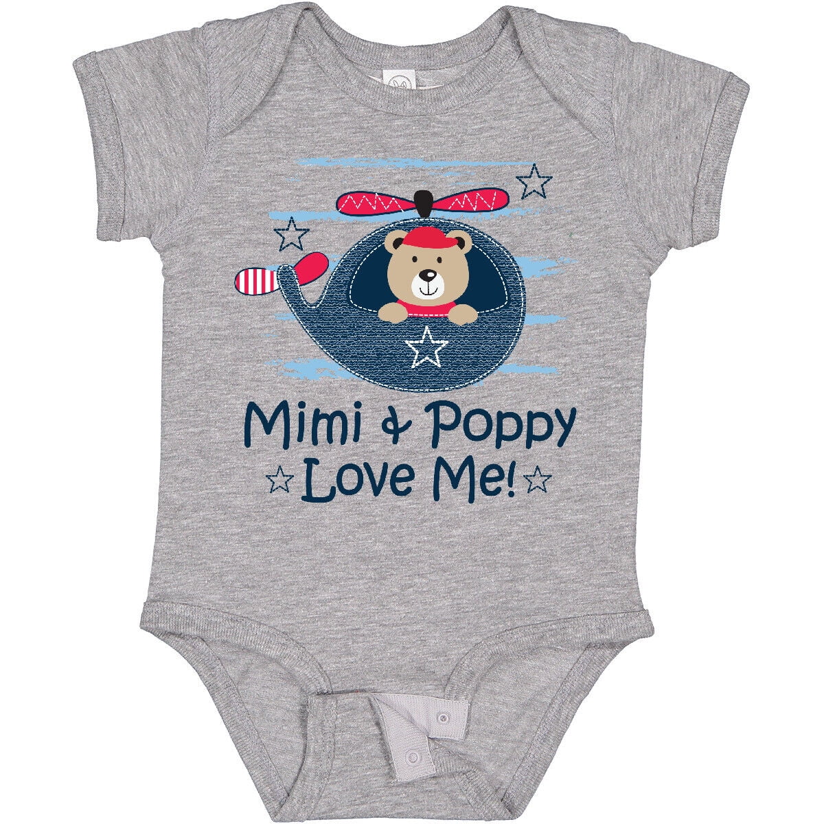 Tiny Nest Mimi And Poppy Love Me Grandchild Baby Bodysuit From ...