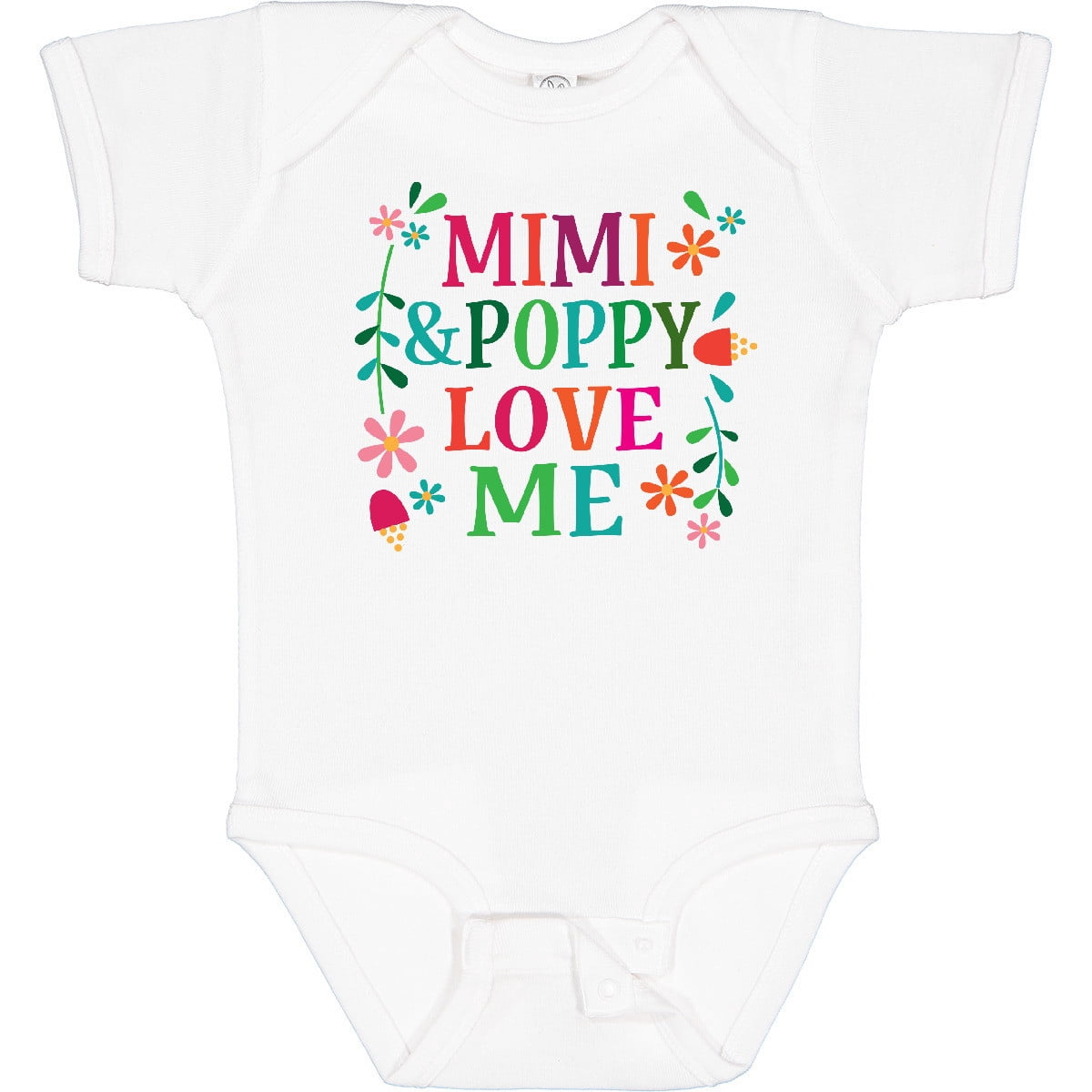 Tiny Nest Mimi And Poppy Love Me Granddaughter Baby Bodysuit From ...