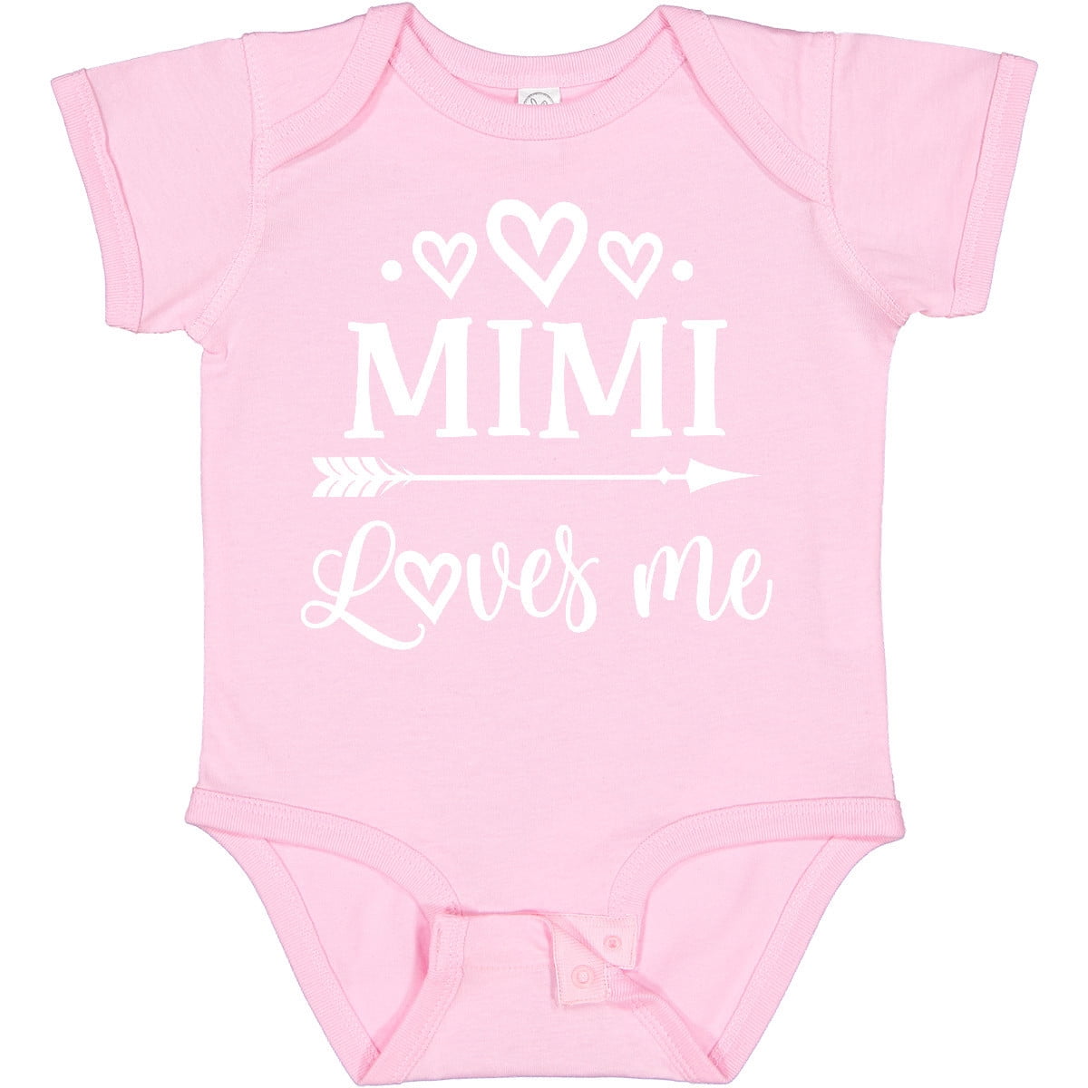 Tiny Nest Mimi Loves Me Baby Clothes Baby Bodysuit Valentine Heart Love ...
