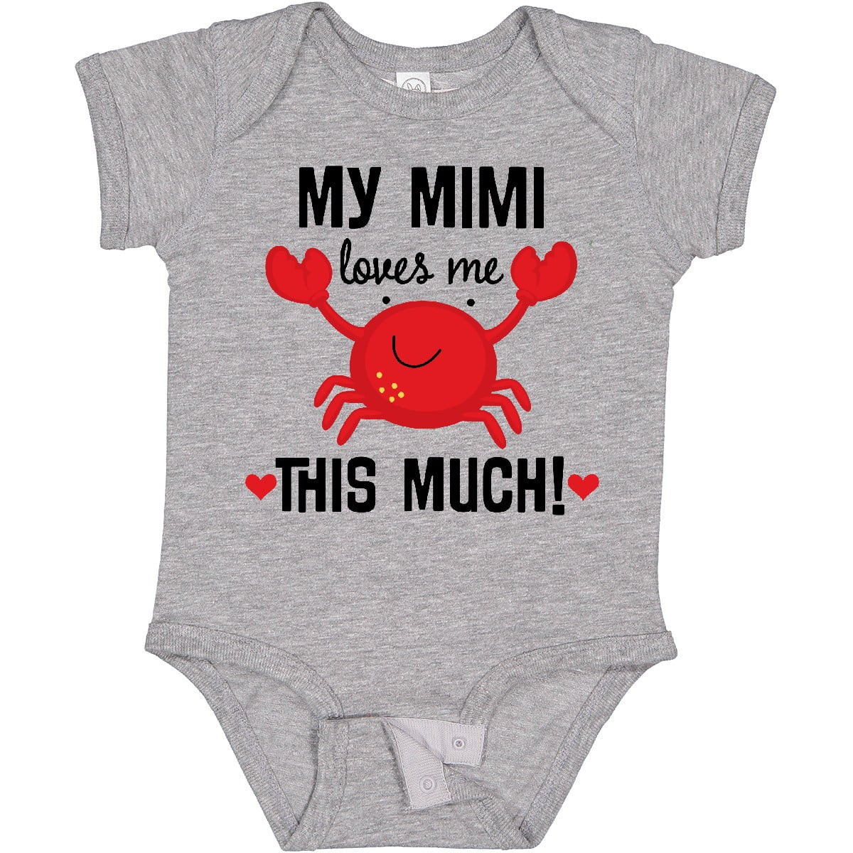 Tiny Nest Mimi Loves Me Grandson Baby Bodysuit From Grandchild Granddaughter Hws, New Born, Baby ...