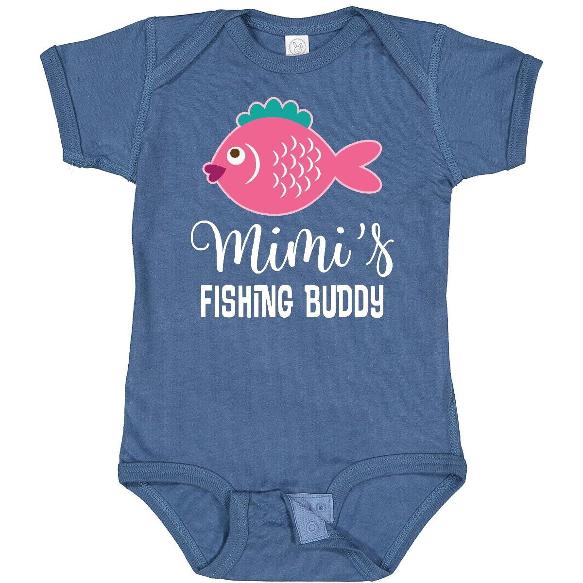 Tiny Nest Mimi'S Fishing Buddy Girls Baby Bodysuit Mimi Grandkids ...