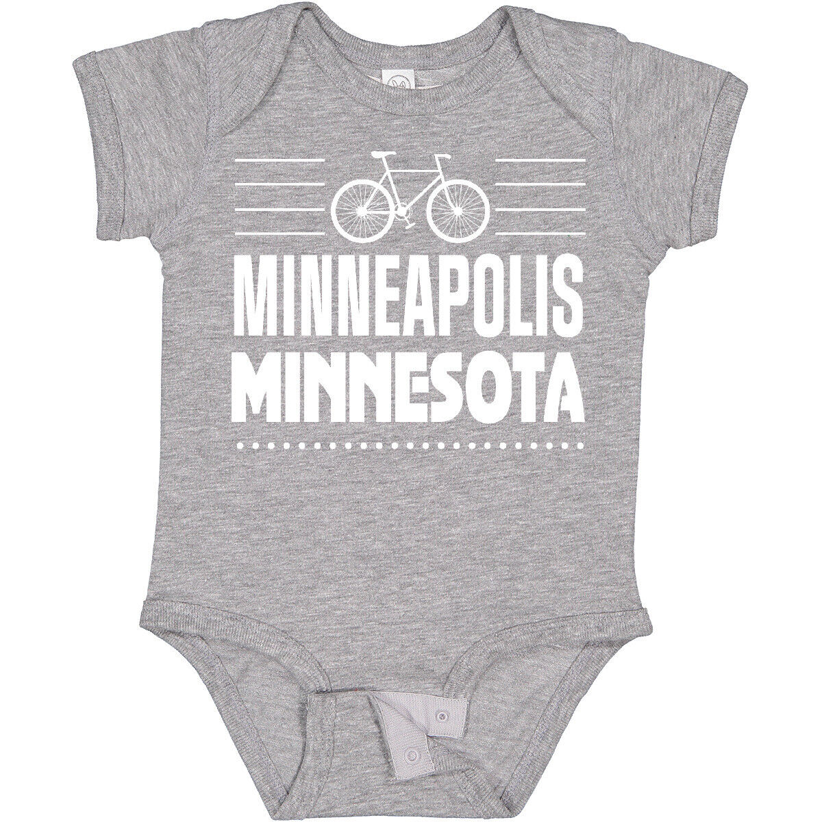 Tiny Nest Minneapolis Biking Baby Bodysuit Conservation Environment ...