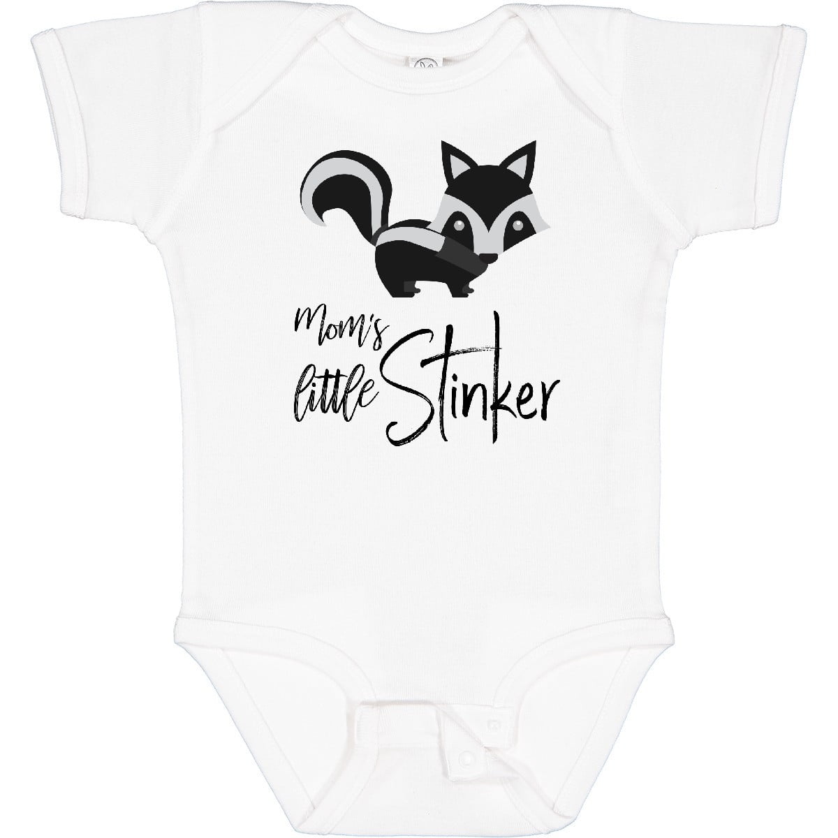 Tiny Nest Mom'S Little Stinker Baby Bodysuit Mommys Cute Family Skunk ...