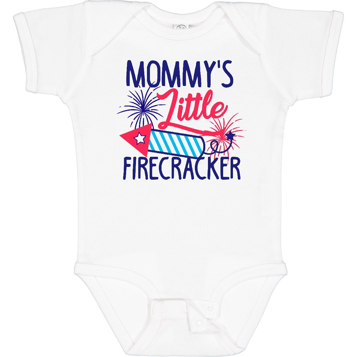 Tiny Nest Mommys Little Firecracker With Rocket And Fireworks Baby ...