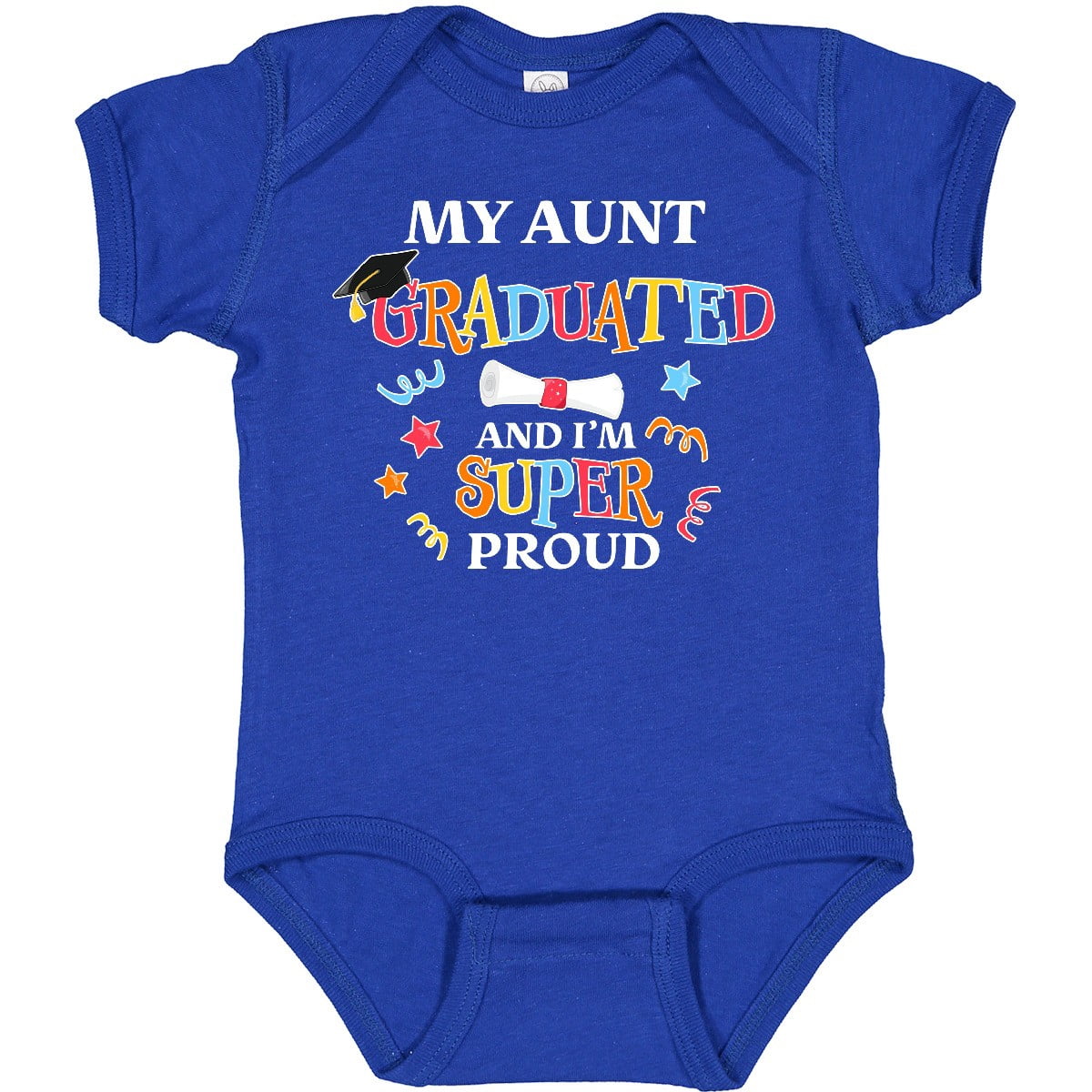 Tiny Nest My Aunt Graduated And I'M Super Proud Baby Bodysuit School ...