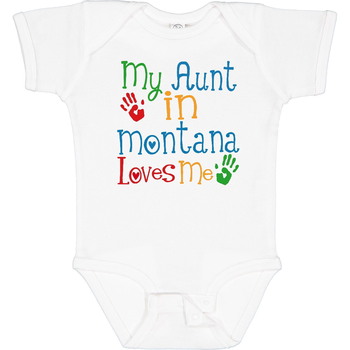 Tiny Nest My Aunt In Montana Loves Me Infant Creeper From Auntie Childs ...