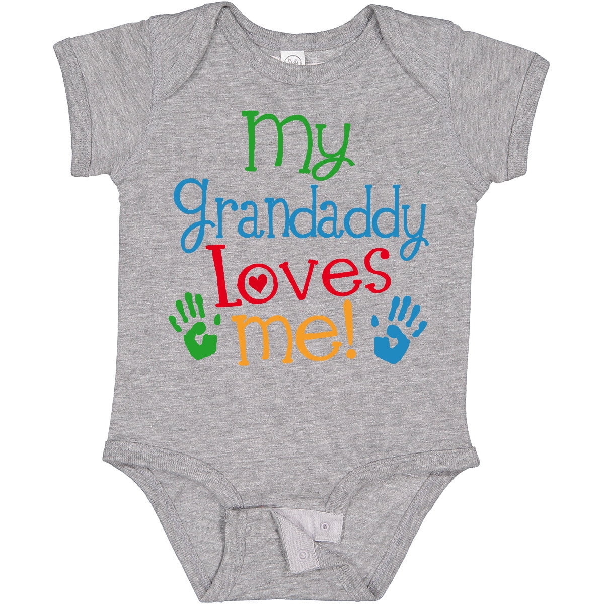 Tiny Nest My Grandaddy Loves Me Outfit Baby Bodysuit From Grandchild ...