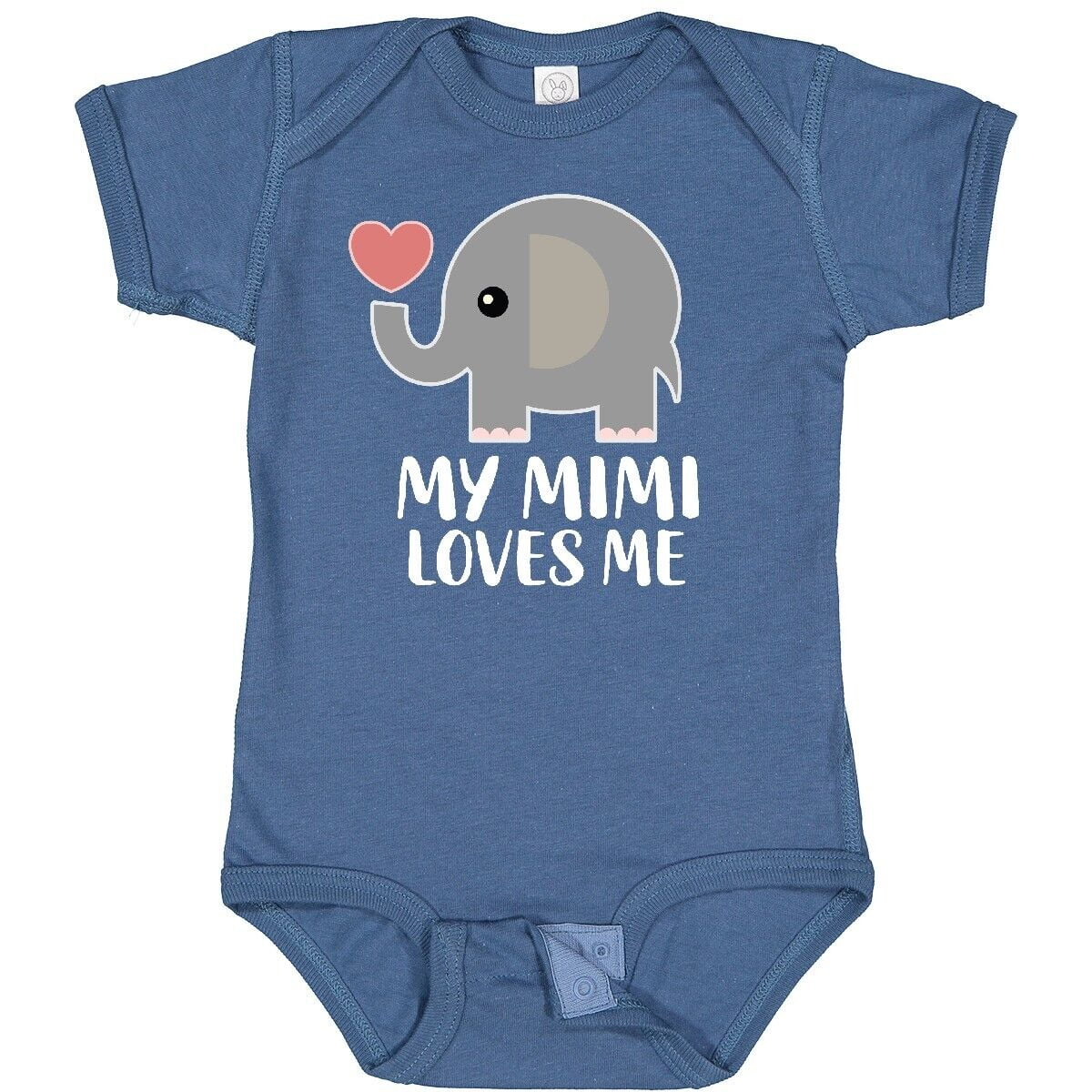 Tiny Nest My Mimi Loves Me Grandchild Baby Bodysuit Grandson ...