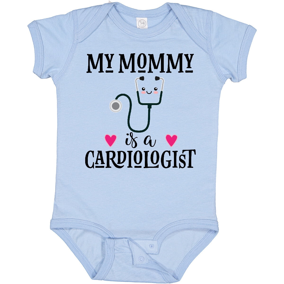 Tiny Nest My Mommy Is A Cardiologist Baby Bodysuit Heart Doctor ...