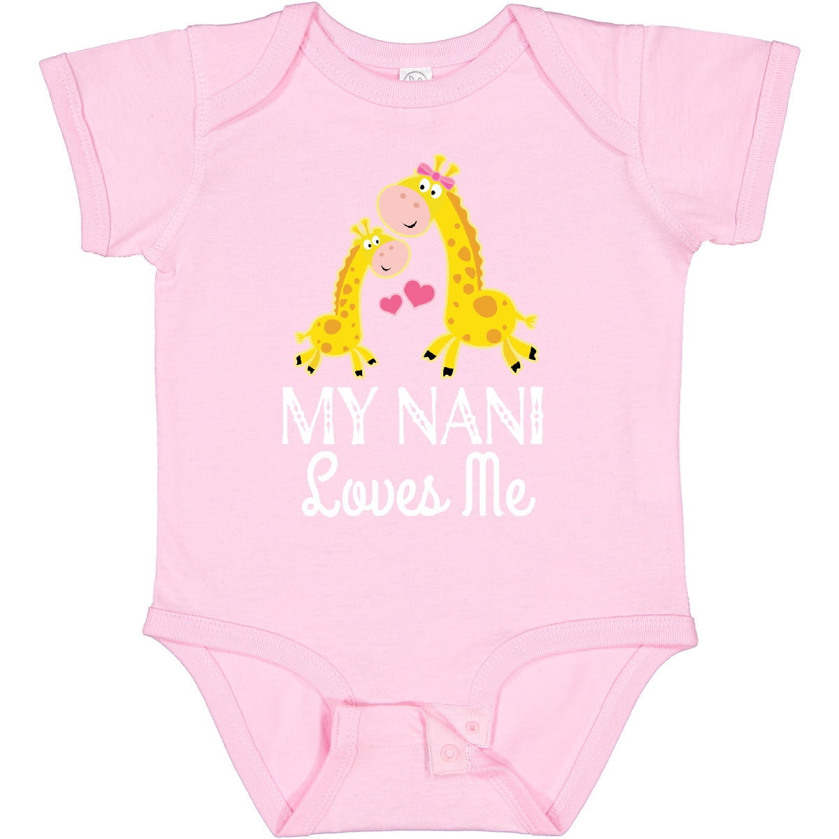 Tiny Nest My Nani Loves Me Giraffe Baby Bodysuit From Loved By Cute ...