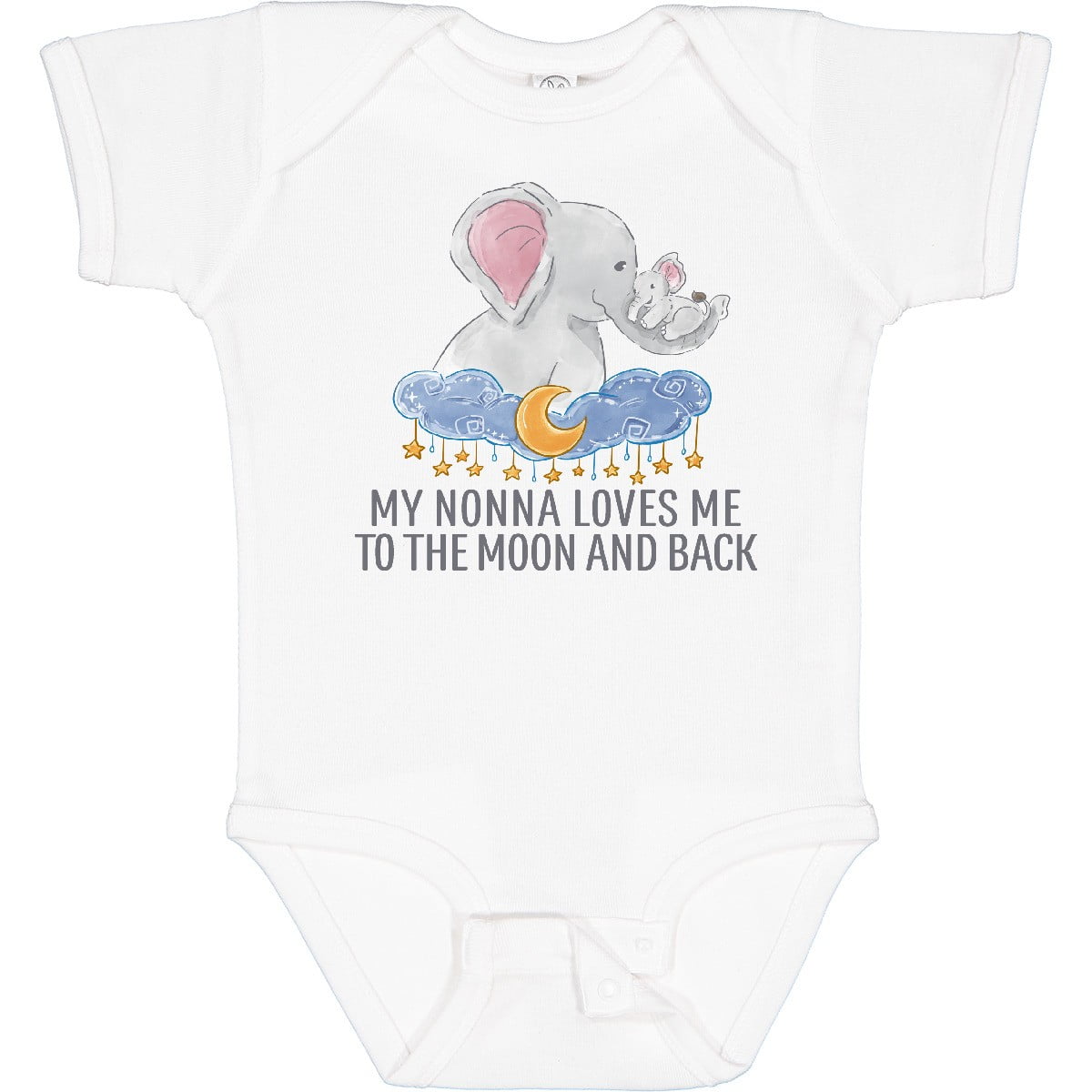 Tiny Nest My Nonna Loves Me To The Moon And Back Elephants In Baby ...