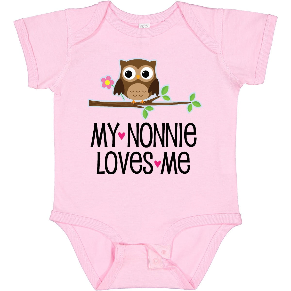 Tiny Nest My Nonnie Loves Me Grandchild Baby Bodysuit Childs From ...