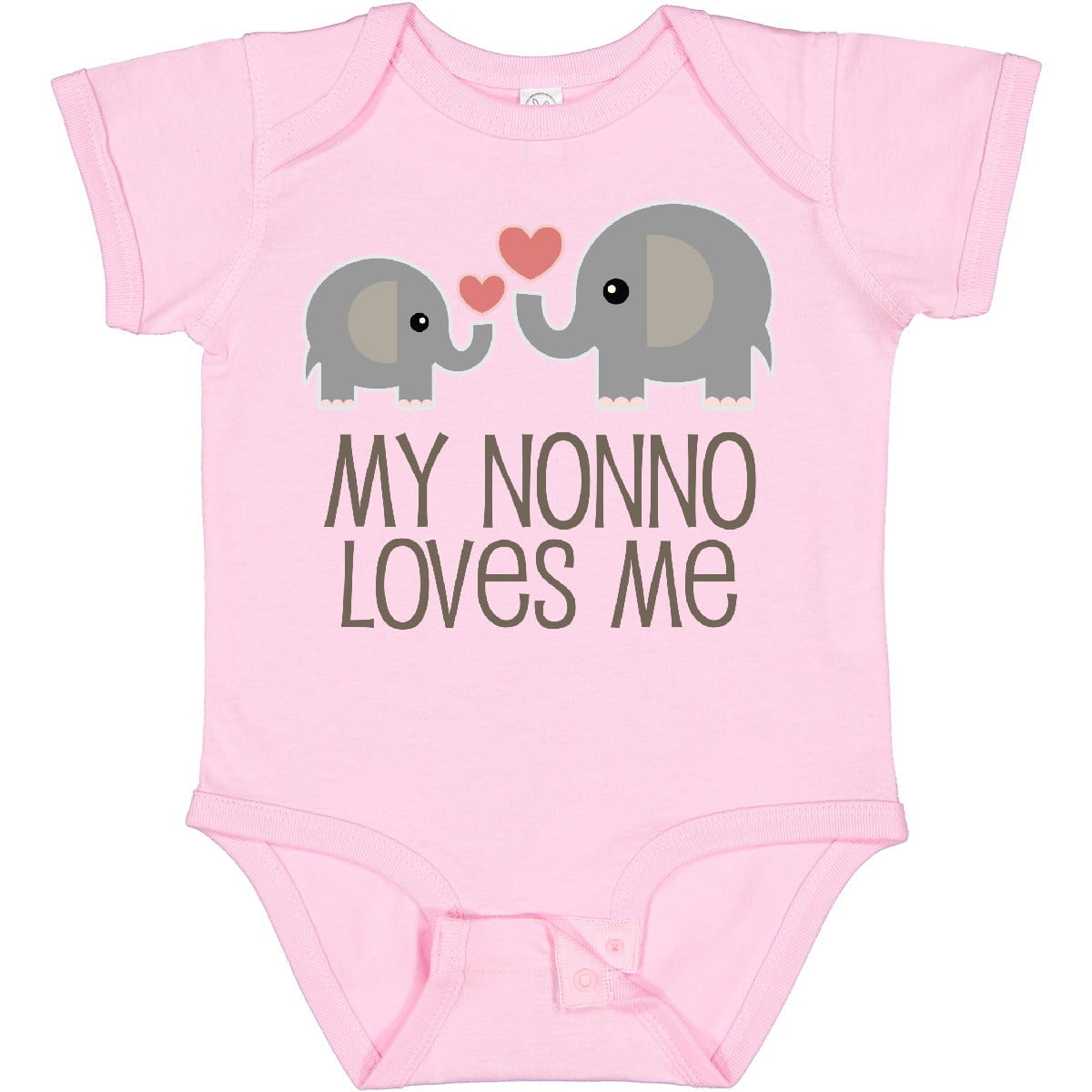 Tiny Nest My Nonno Loves Me Grandson Baby Bodysuit From Boys Girls Childs Cute, New Born, Baby ...