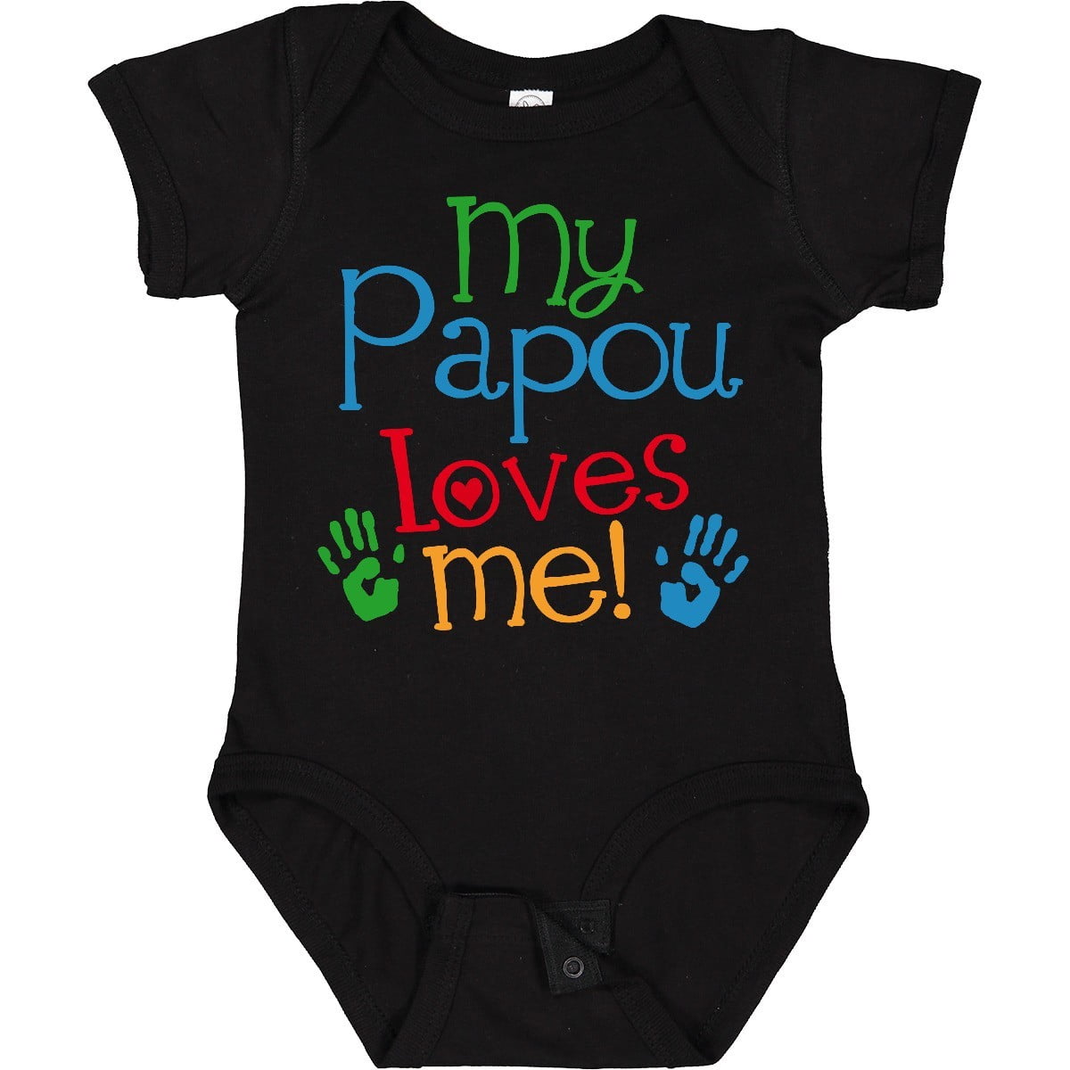 Tiny Nest My Papou Loves Me Baby Bodysuit From Grandchild Childs Boys ...
