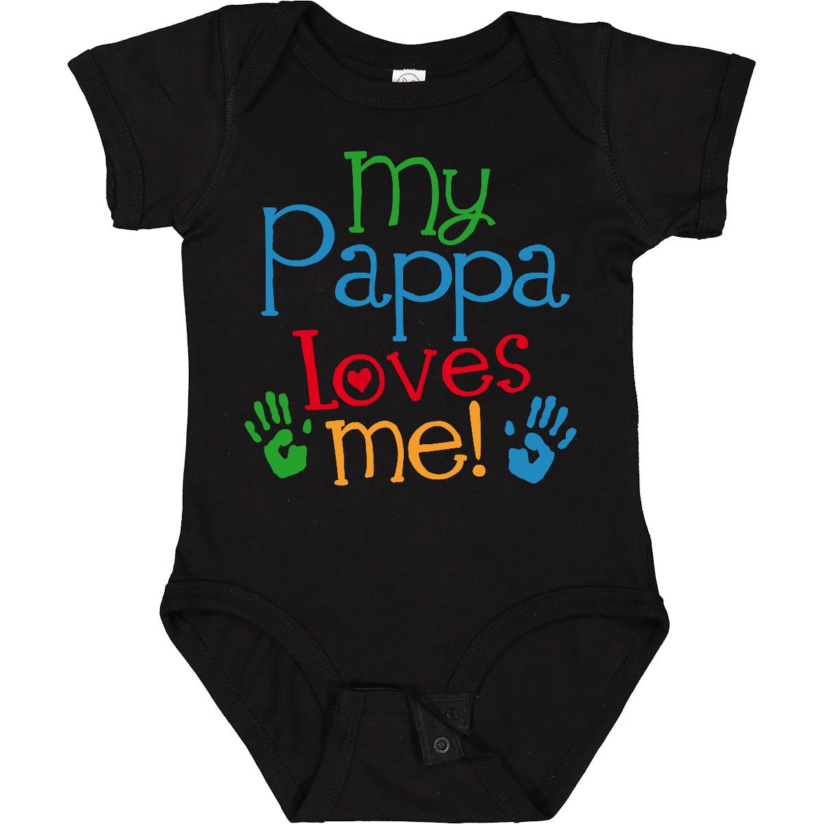 Tiny Nest My Pappa Loves Me Outfit Baby Bodysuit Childs From Grandchild ...