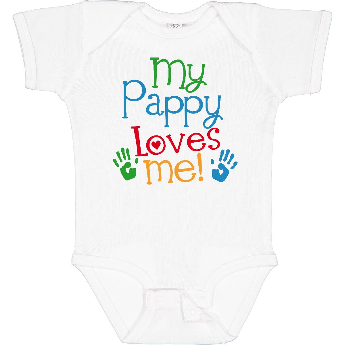 Tiny Nest My Pappy Loves Me Baby Bodysuit From Childs Grandkids One ...