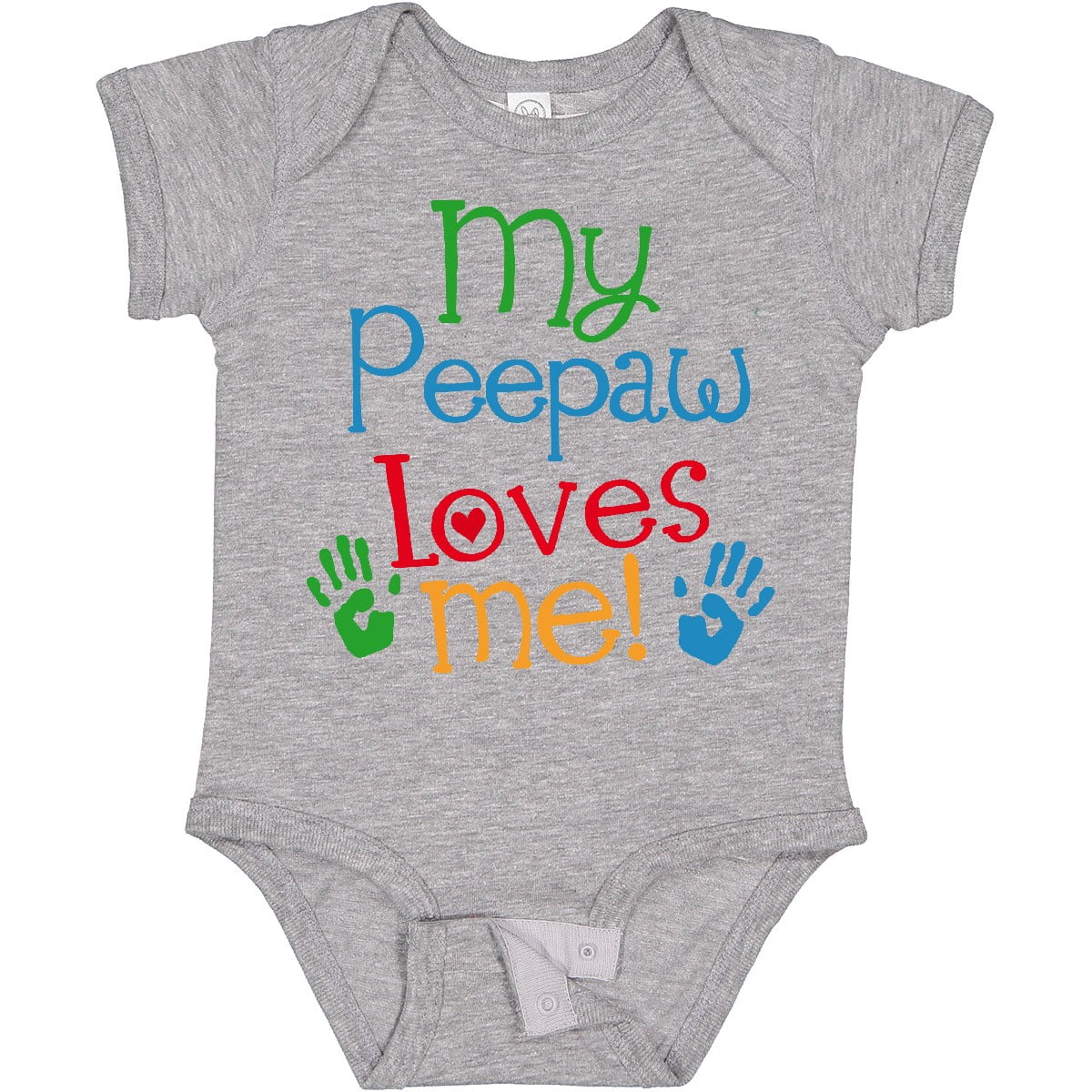 Tiny Nest My Peepaw Loves Me Baby Bodysuit From Grandkids Grandchild ...