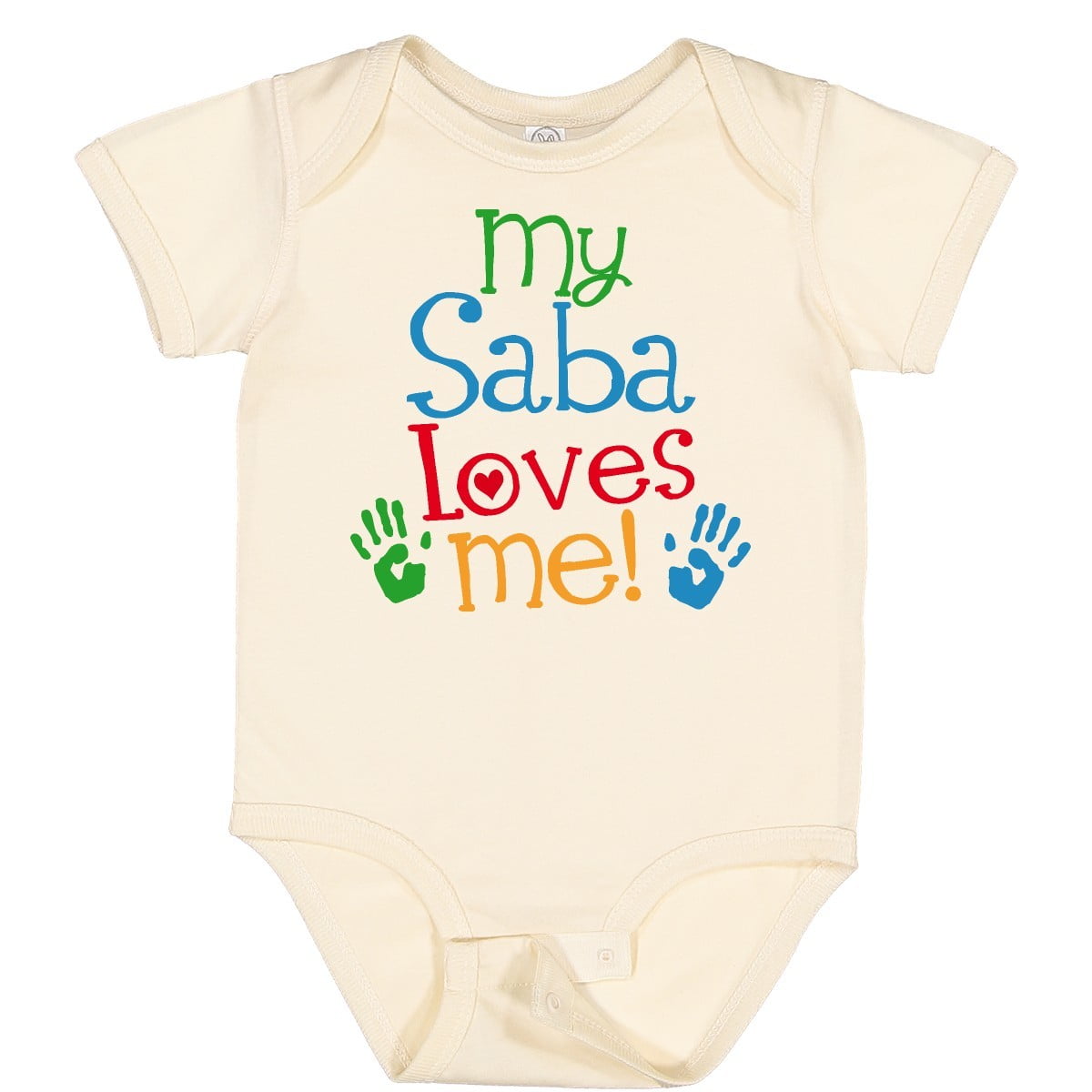 Tiny Nest My Saba Loves Me Gift Outfit Baby Bodysuit Shower Childs Boys ...