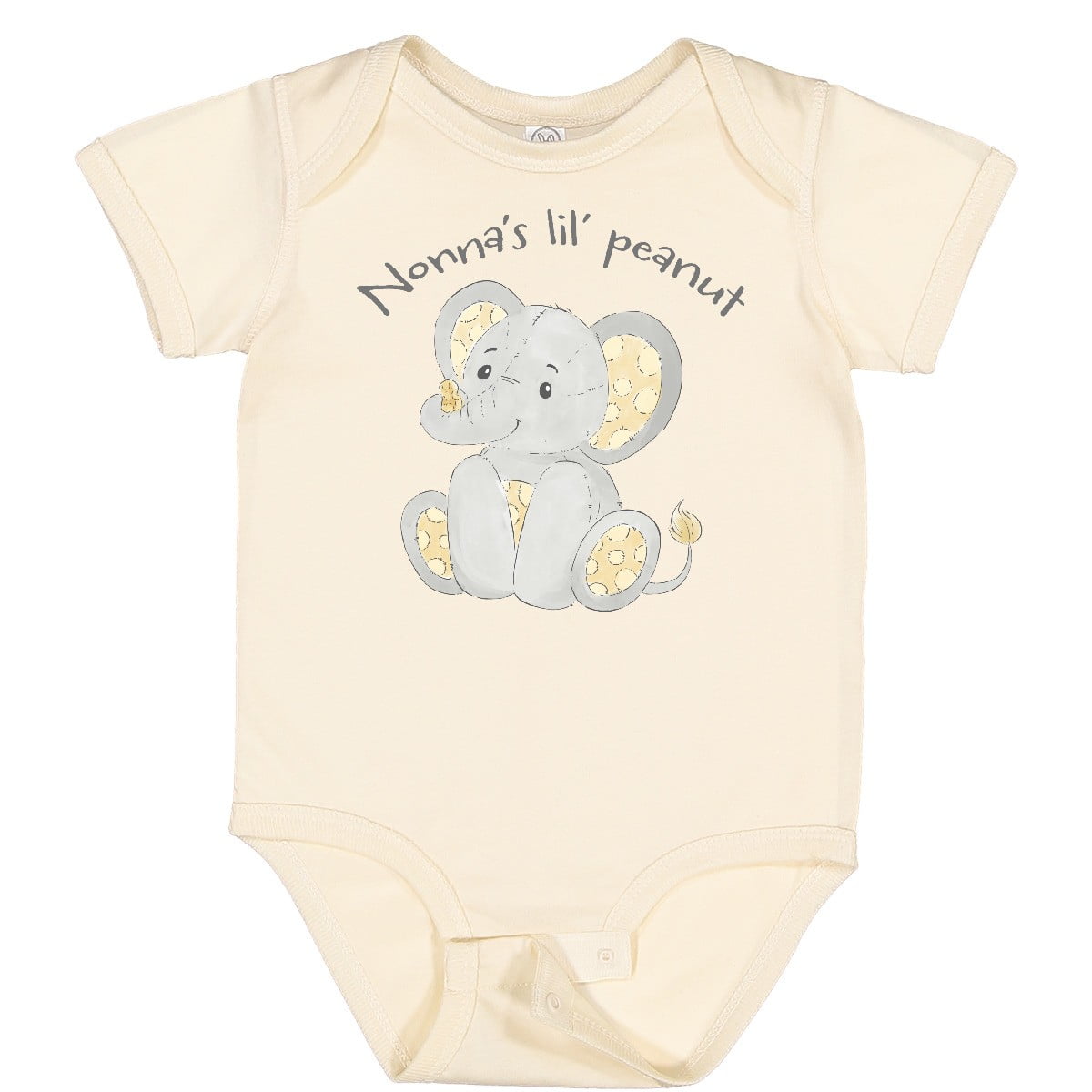 Tiny Nest Nonna'S Lil' Baby Bodysuit New Grandma Grandmother Grandson ...