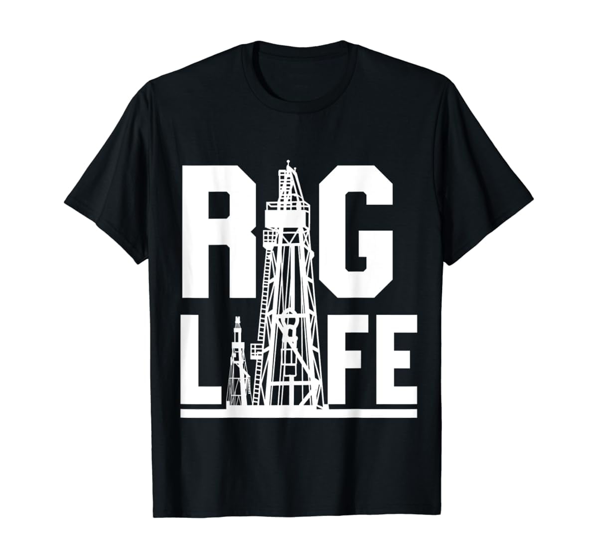 Tiny Nest Oil Rig Worker Rig Life Drill Usa American Gas Oilfield T ...