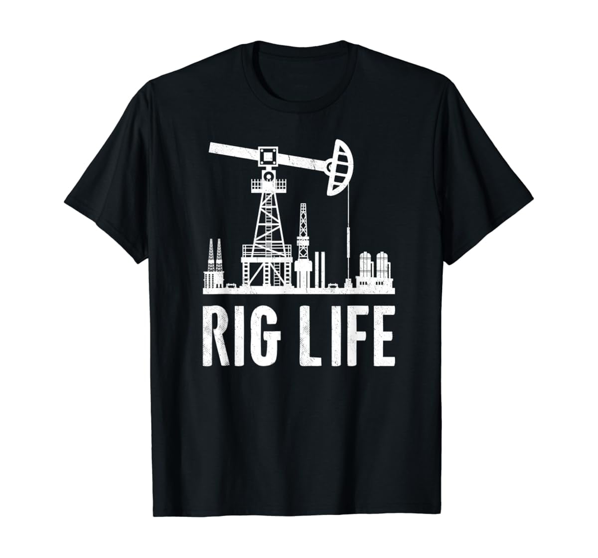 Tiny Nest Oil Well Rig American Worker America Usa Drill Gas Oilfield T ...
