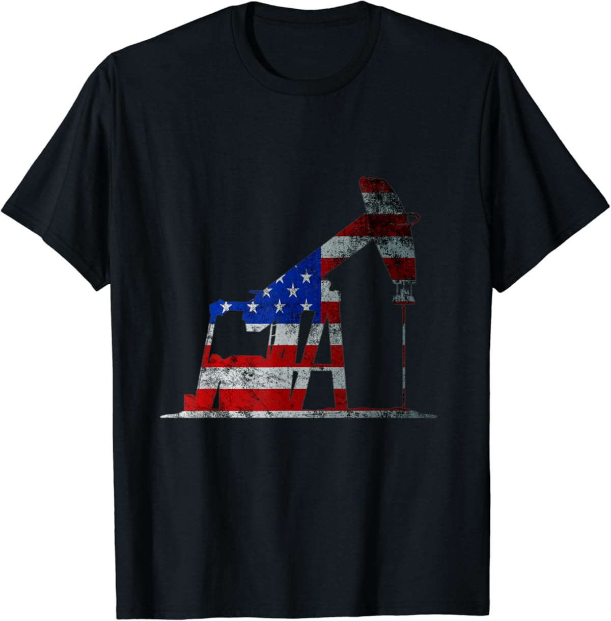 Tiny Nest Oilfield Worker Rig Drilling Us Flag Oil Rig Man Oil Driller ...