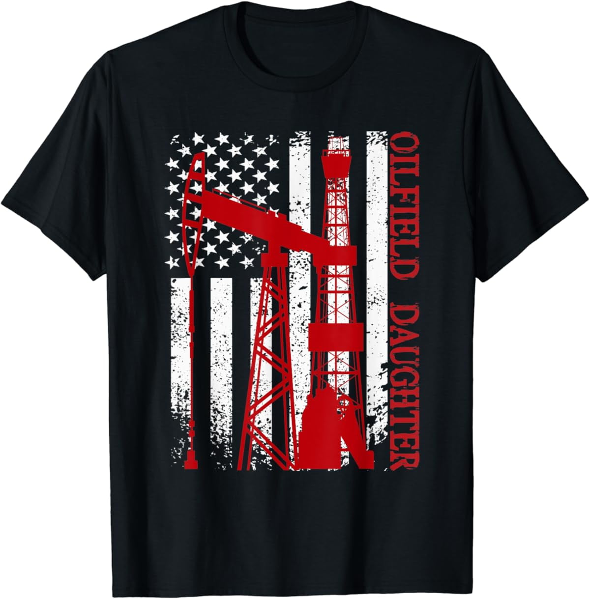 Tiny Nest Oilfield Worker Rig Roughneck Oilfield Daughter T-Shirt, Gift ...