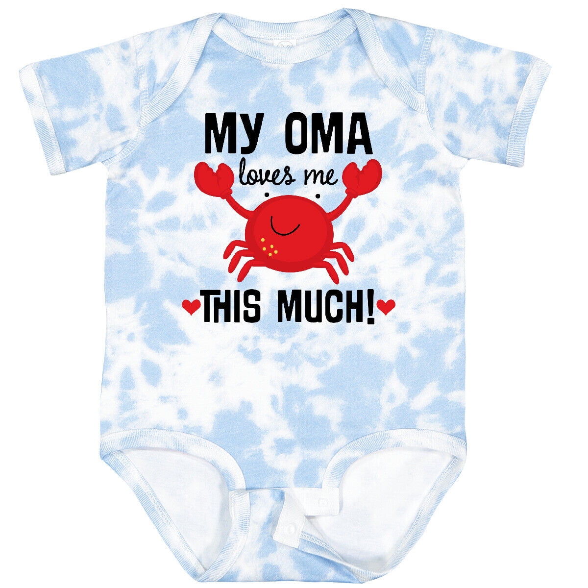 Tiny Nest Oma Loves Me Grandson Baby Bodysuit From Childs Valentine ...