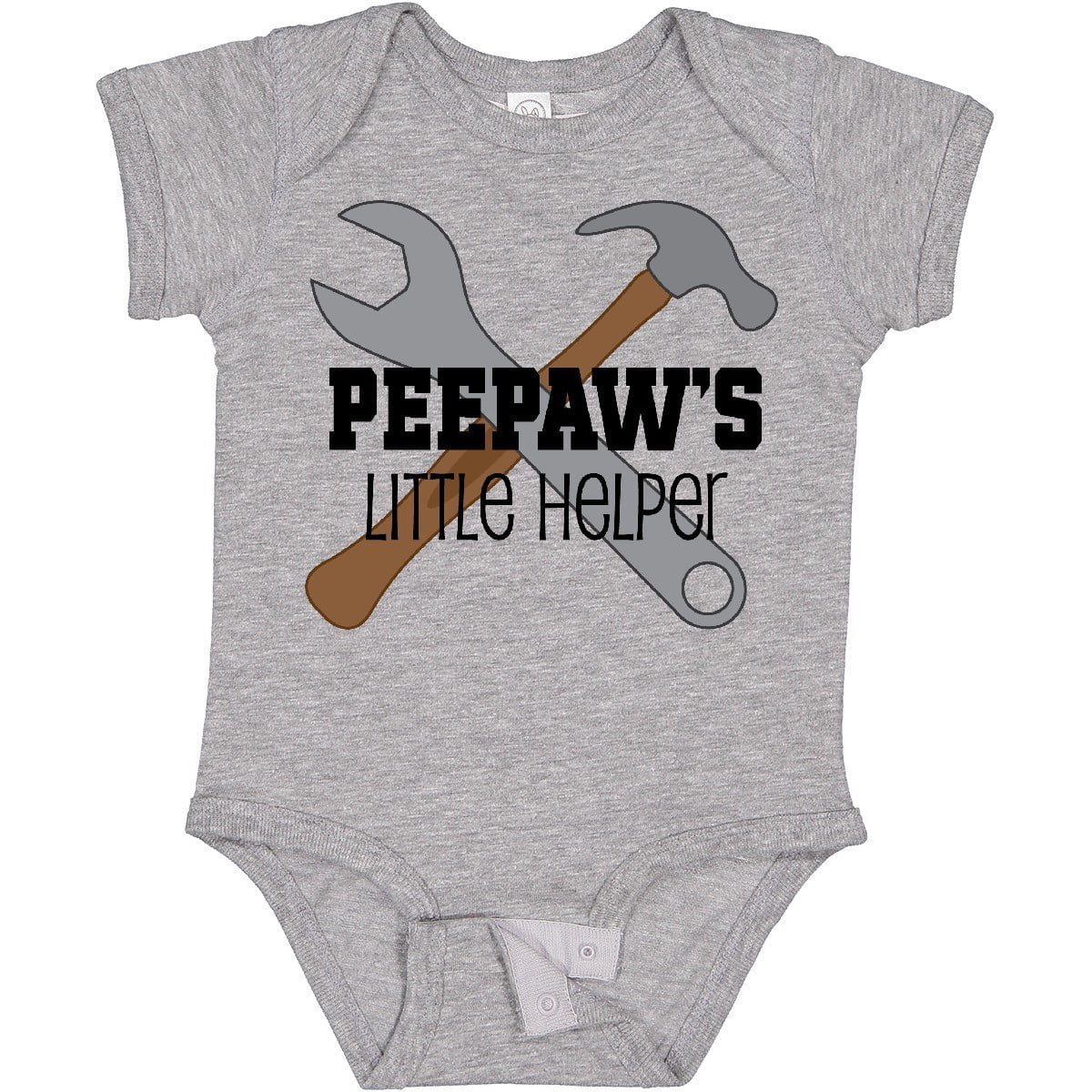 Tiny Nest Peepaw Grandpa'S Little Helper Baby Bodysuit Grandpa Peepaws ...