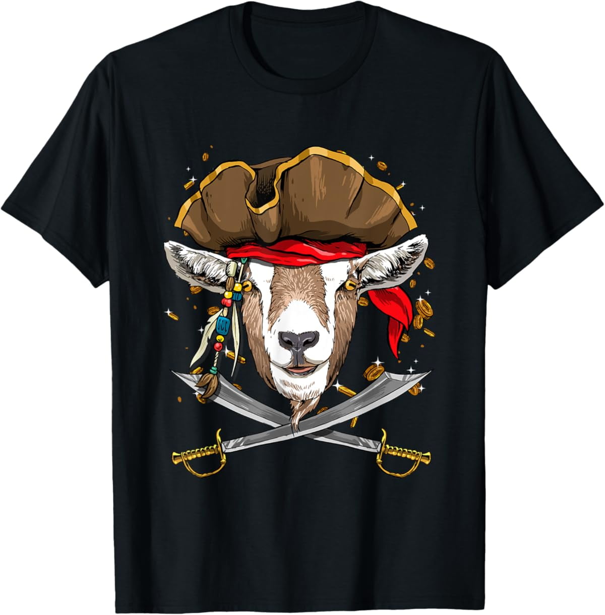 Tiny Nest Pirate Goat Jolly Roger Flag Nautical Farmer Goat Lover Farm ...