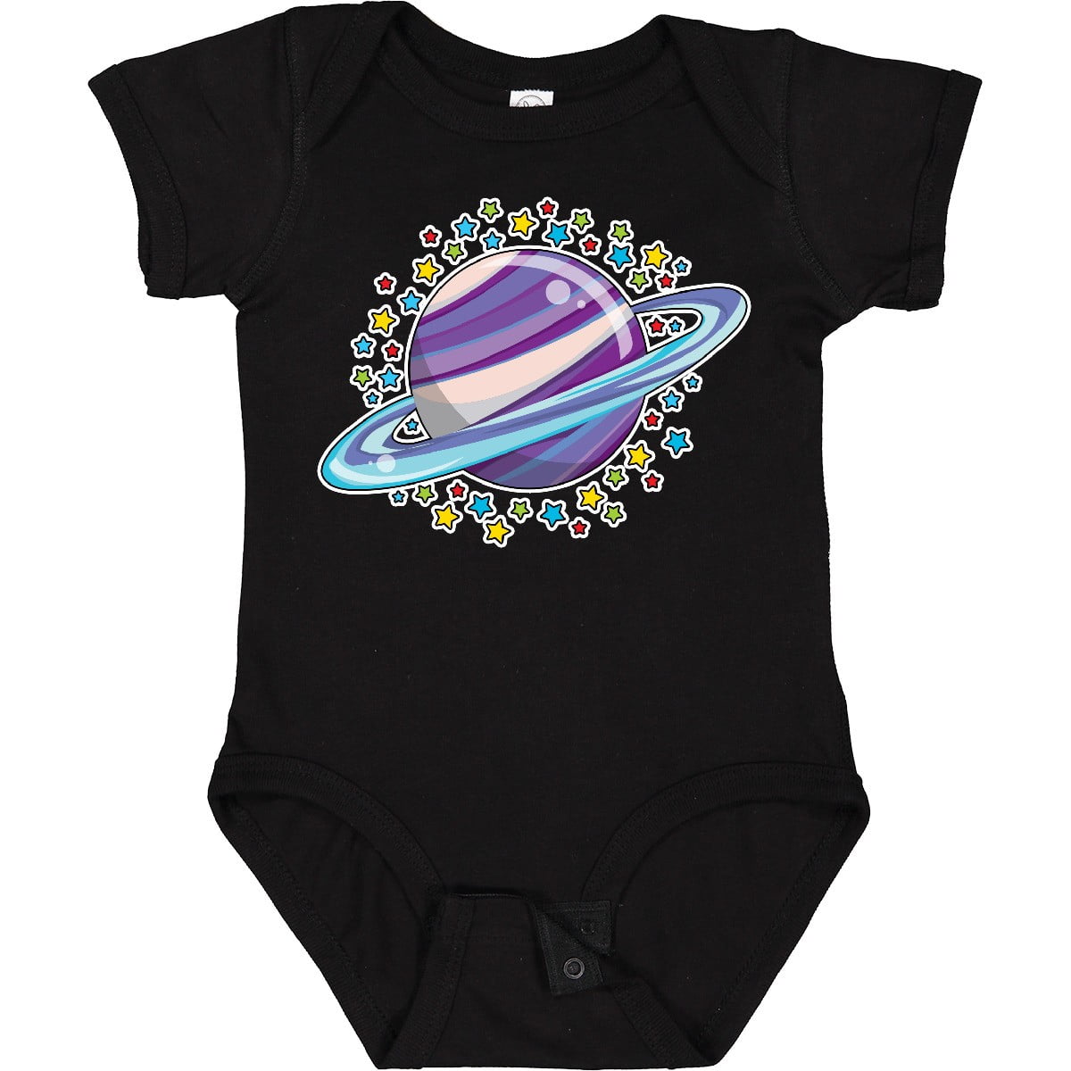 Tiny Nest Planet Saturn With Stars Baby Bodysuit Space I Love Galaxy ...