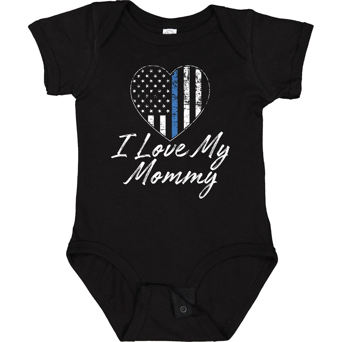 Tiny Nest Police Officer Mommy Law Enforcement Baby Bodysuit Mom Boys ...