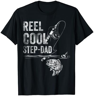 Tiny Nest Reel Cool Step-Dad Fish Fishing Father's Day Shirt - Walmart.com