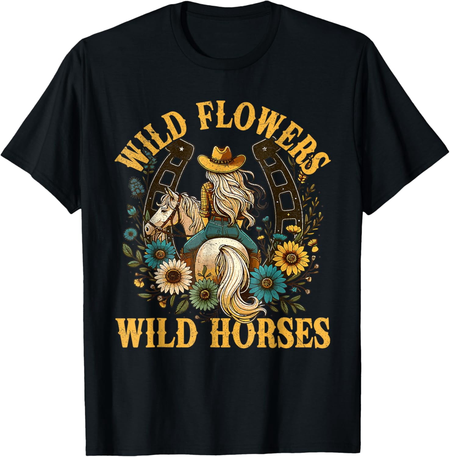 Tiny Nest Retro Southern Sunset Cowgirl Wild Flowers - Walmart.com