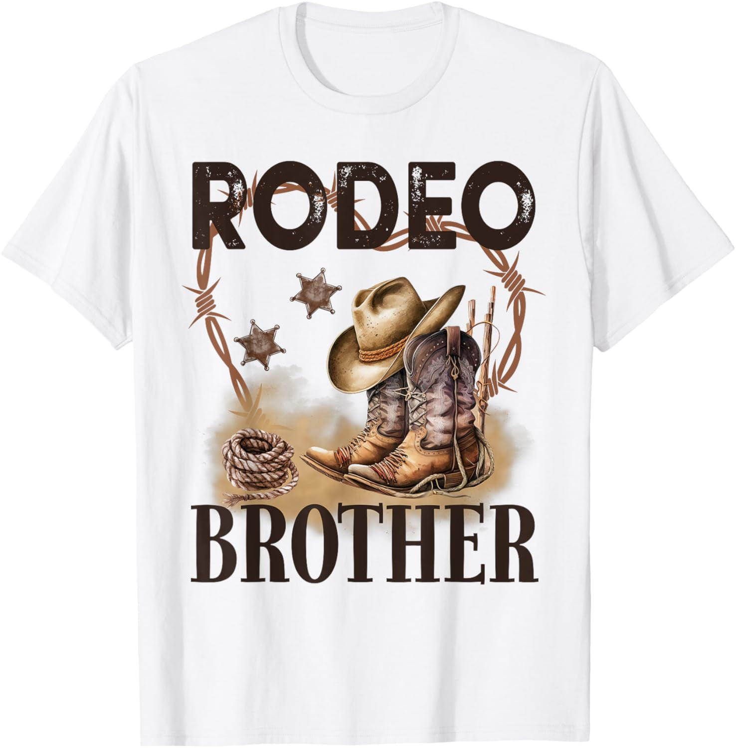 Tiny Nest Rodeo Brother Birthday Western Wrangler Cowgirl Group ...