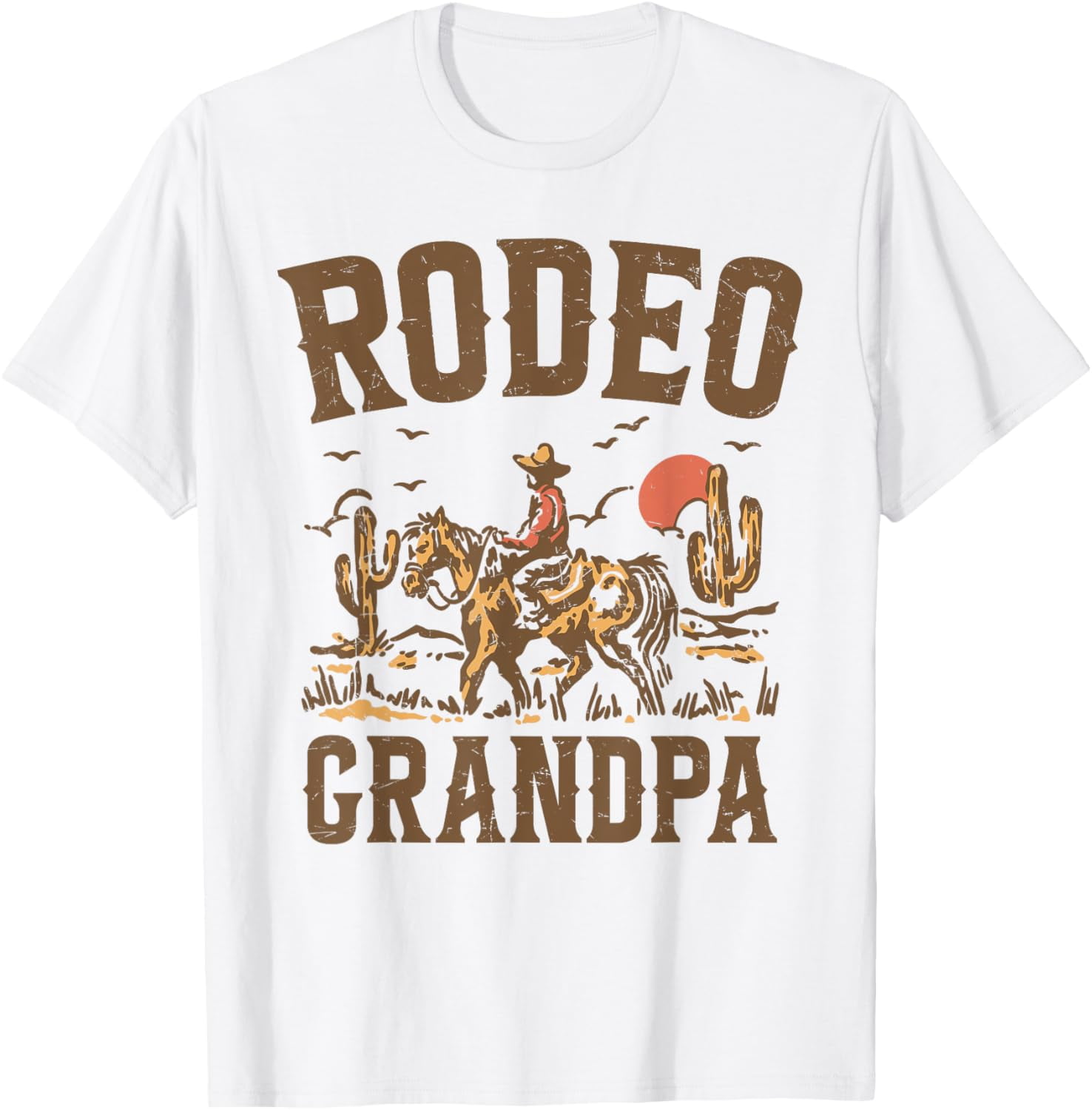 Tiny Nest Rodeo Grandpa Wrangler Cowgirl Birthday Family Matching T ...