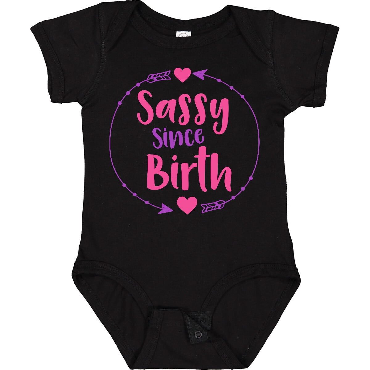 Tiny Nest Sassy Since Birth, Sassy, Sassy Girl, Arrow, Hearts Baby Bodysuit Miss, New Born, Baby ...
