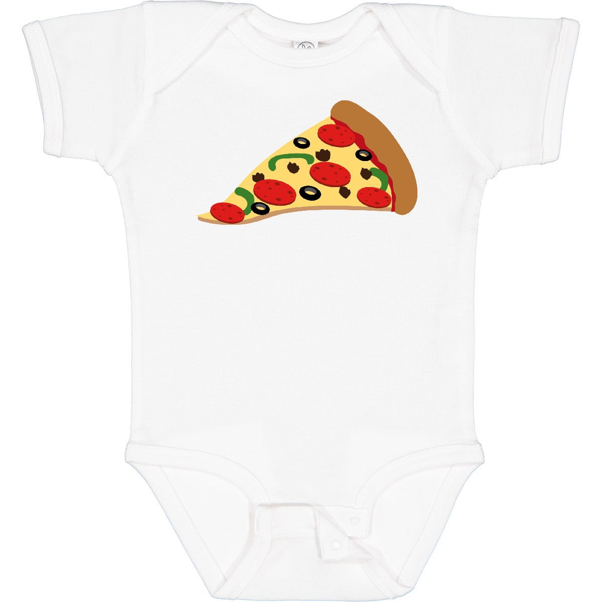 Tiny Nest Slice Baby Bodysuit Pepperoni Food Snack Funny Italian Chef ...