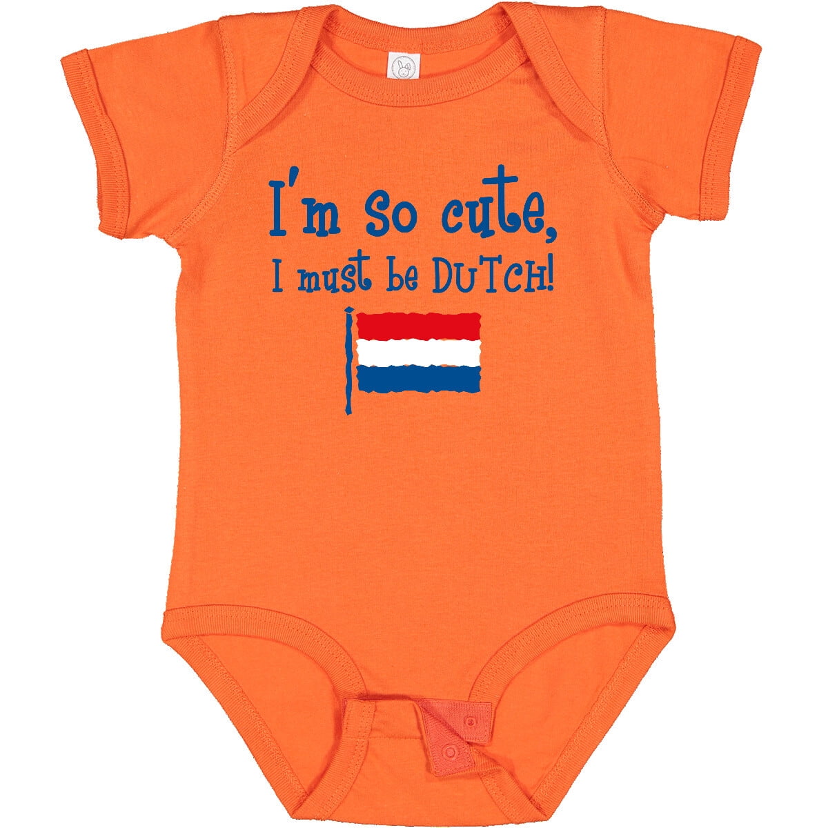 Tiny Nest So Cute Dutch Baby Bodysuit Im Holland Netherlands Flag ...