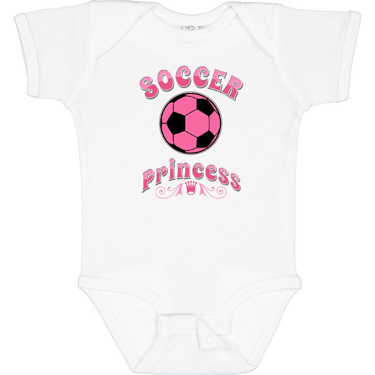 Tiny Nest Soccer Princess Baby Bodysuit Team Player Future One-Piece ...