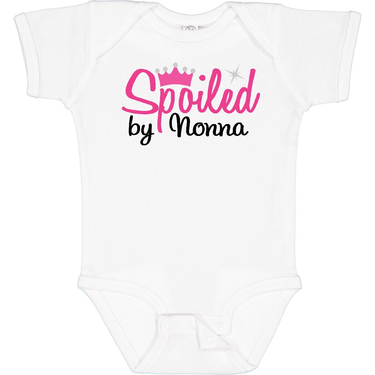 Tiny Nest Spoiled By Nonna Baby Bodysuit Grandchild Granddaughter One ...
