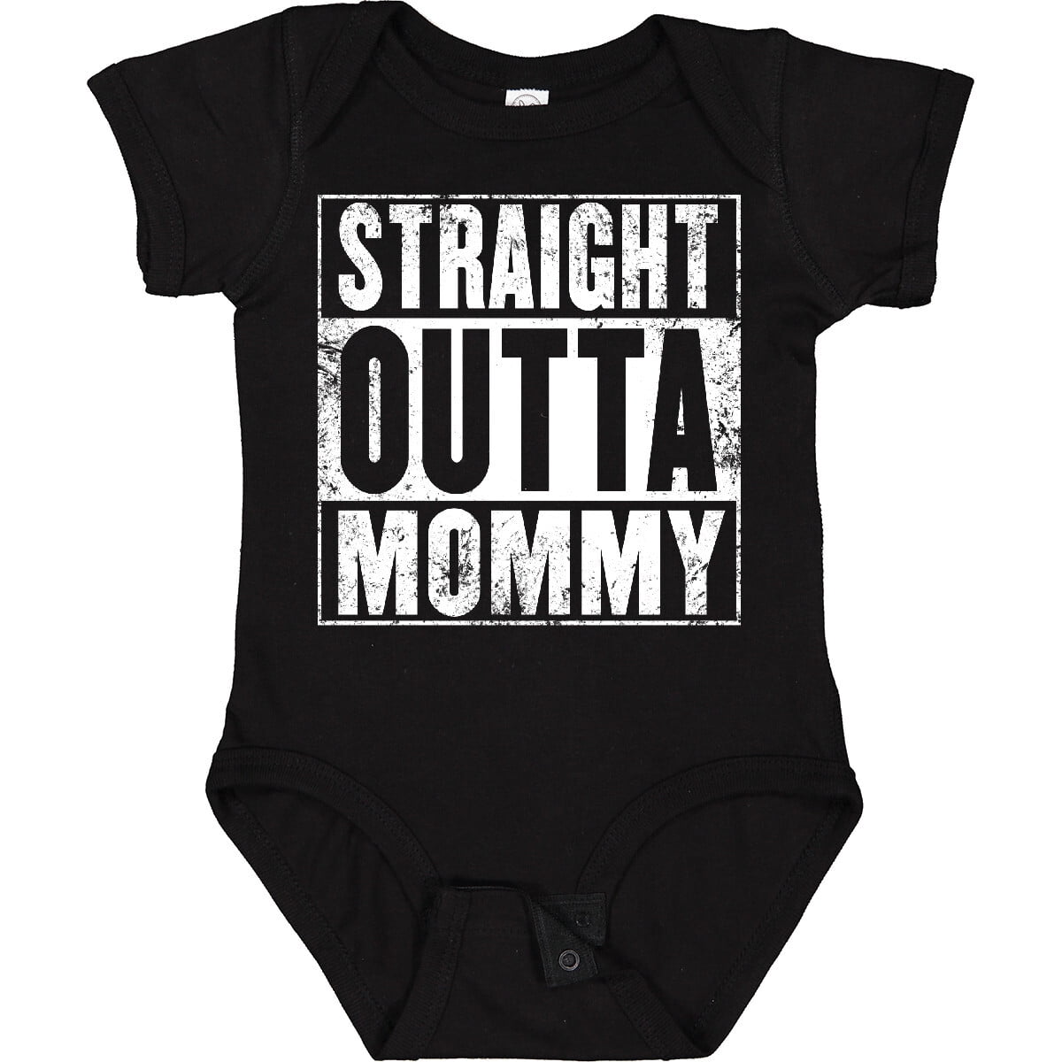 Tiny Nest Straight Outta Mommy Funny Baby Bodysuit Birth Humor One ...